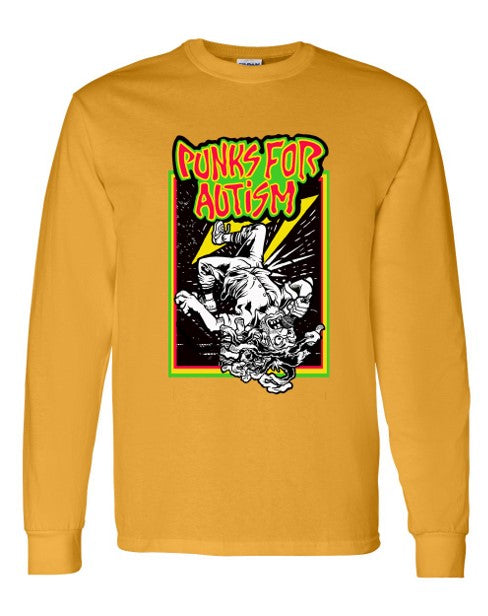 Punks for Autism - Punk Brains - Long Sleeve